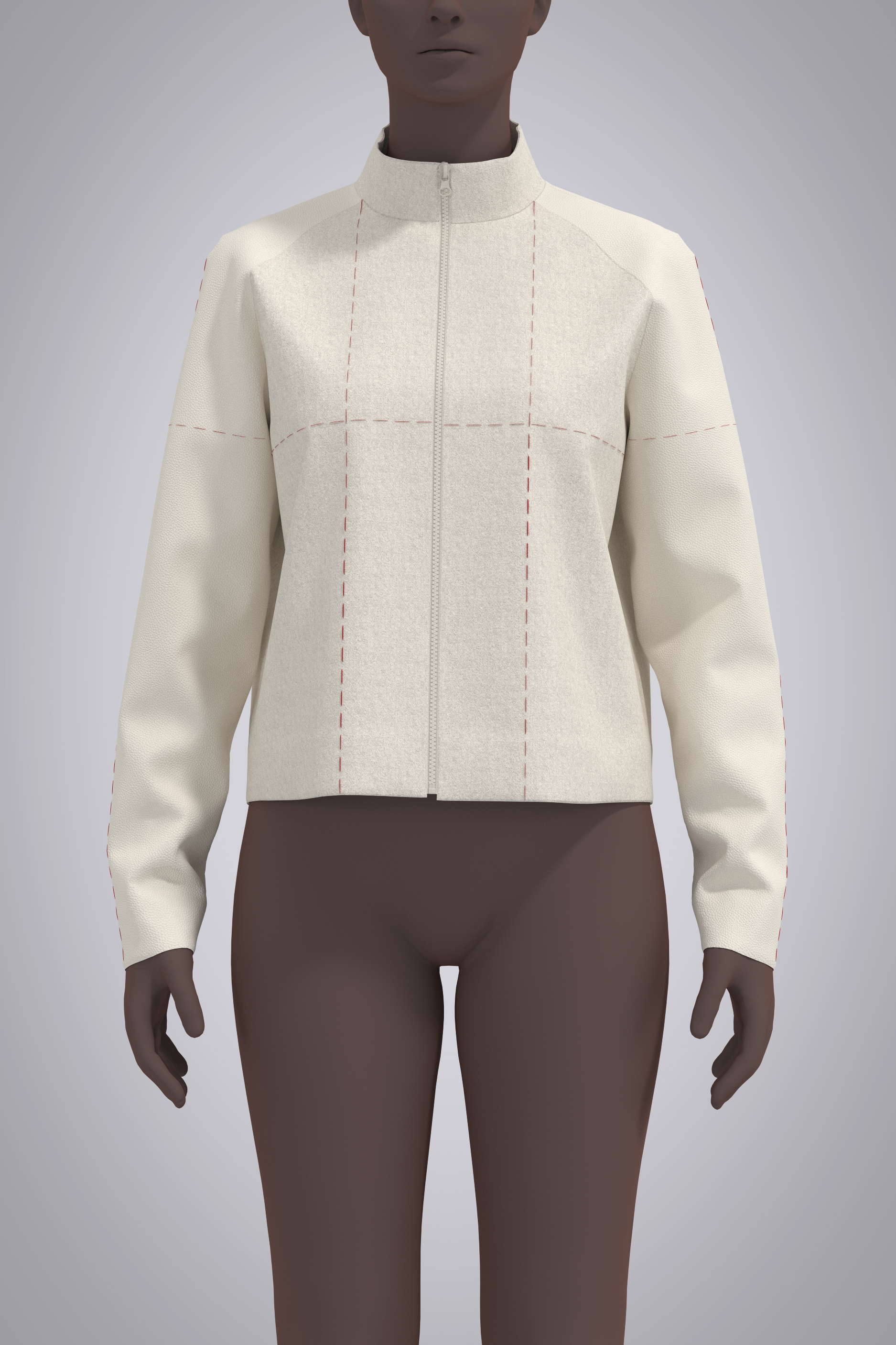 Raglan Jacket Garment Block Female, 3D Garment & PDF Pattern – IDES Studio